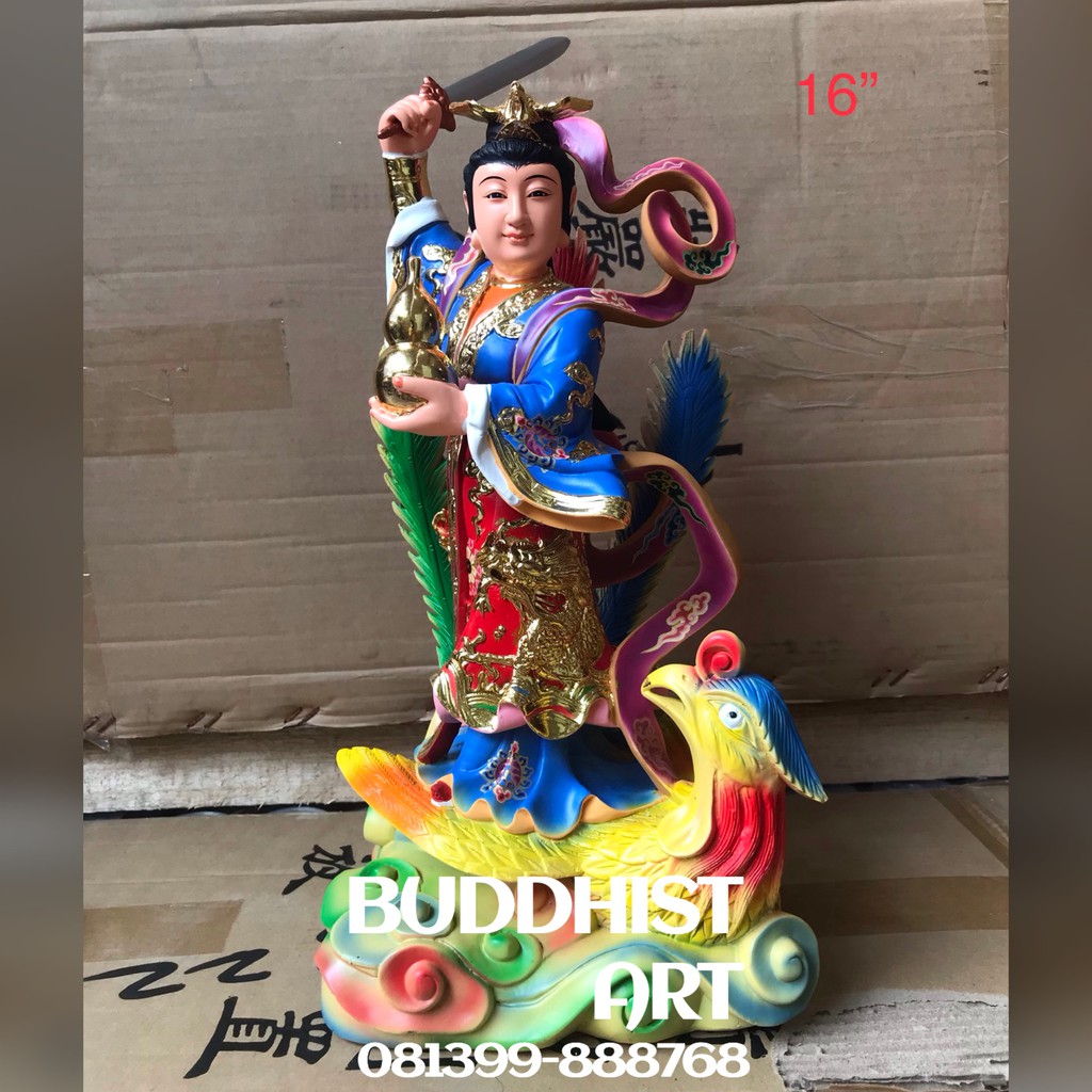 Jual Patung Dewi Jiu Tian Xuan Nu/ Kiu thian/qiu tien burung hong 16 ...