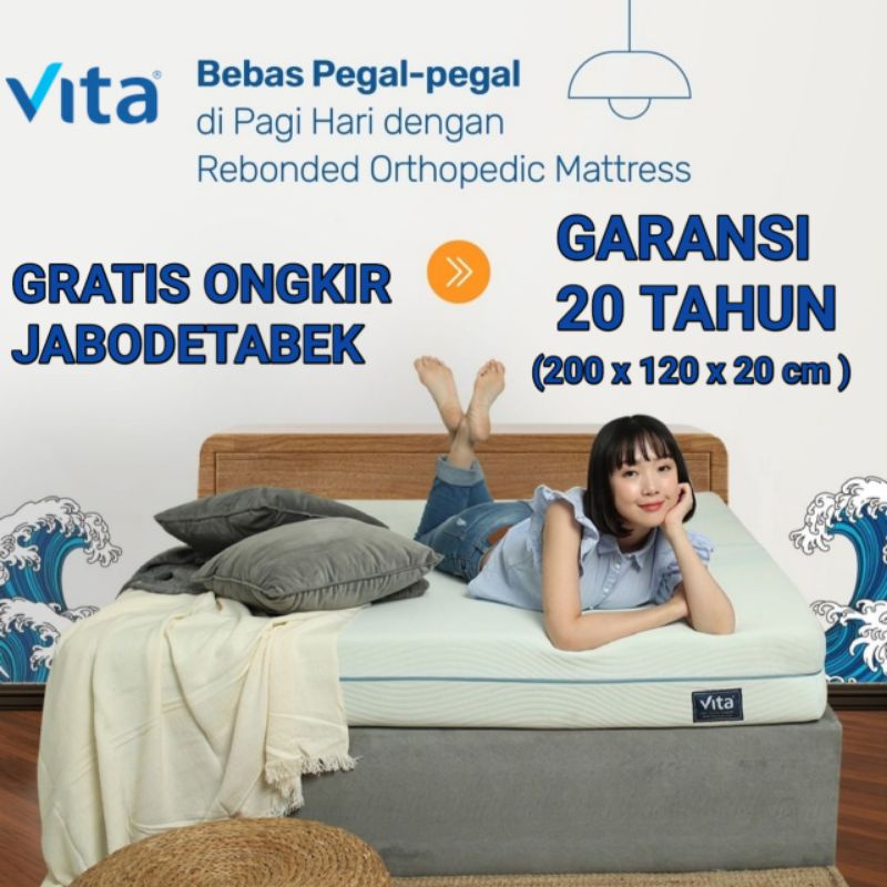 Jual KASUR KESEHATAN ORTHOPEDIC BUSA REBOUNDED 120 TEBEL 20 GARANSI 20 ...