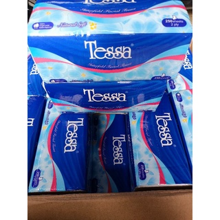 Jual TESSA INTERFOLD facial tissue 250sheet 2ply / tisu wajah tesa 250 ...