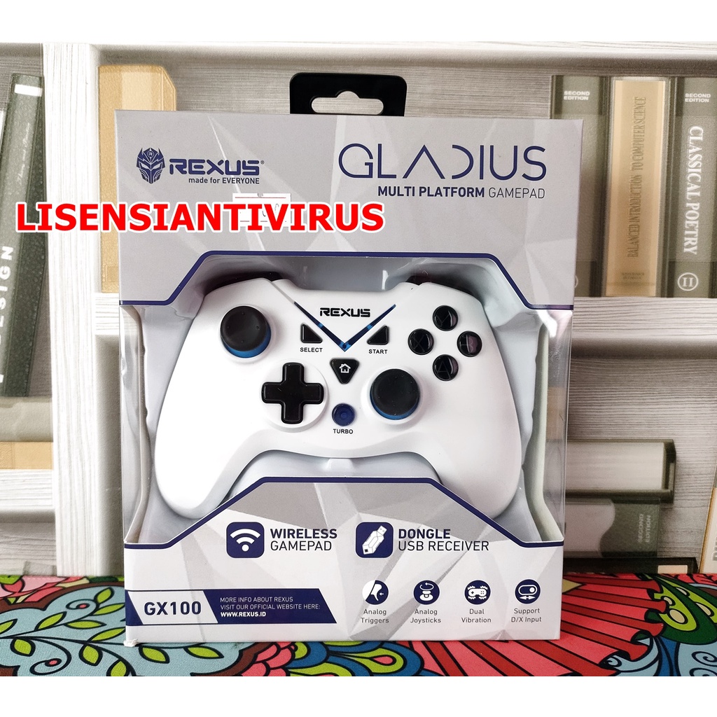 Jual Stik Gamepad Rexus Wireless Gamepad Rexus GX100 GX 100 Wireless ...