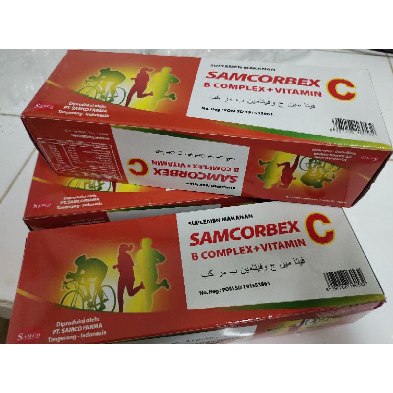 Jual Samcorbex vitamin C dan B complex Indonesia|Shopee Indonesia