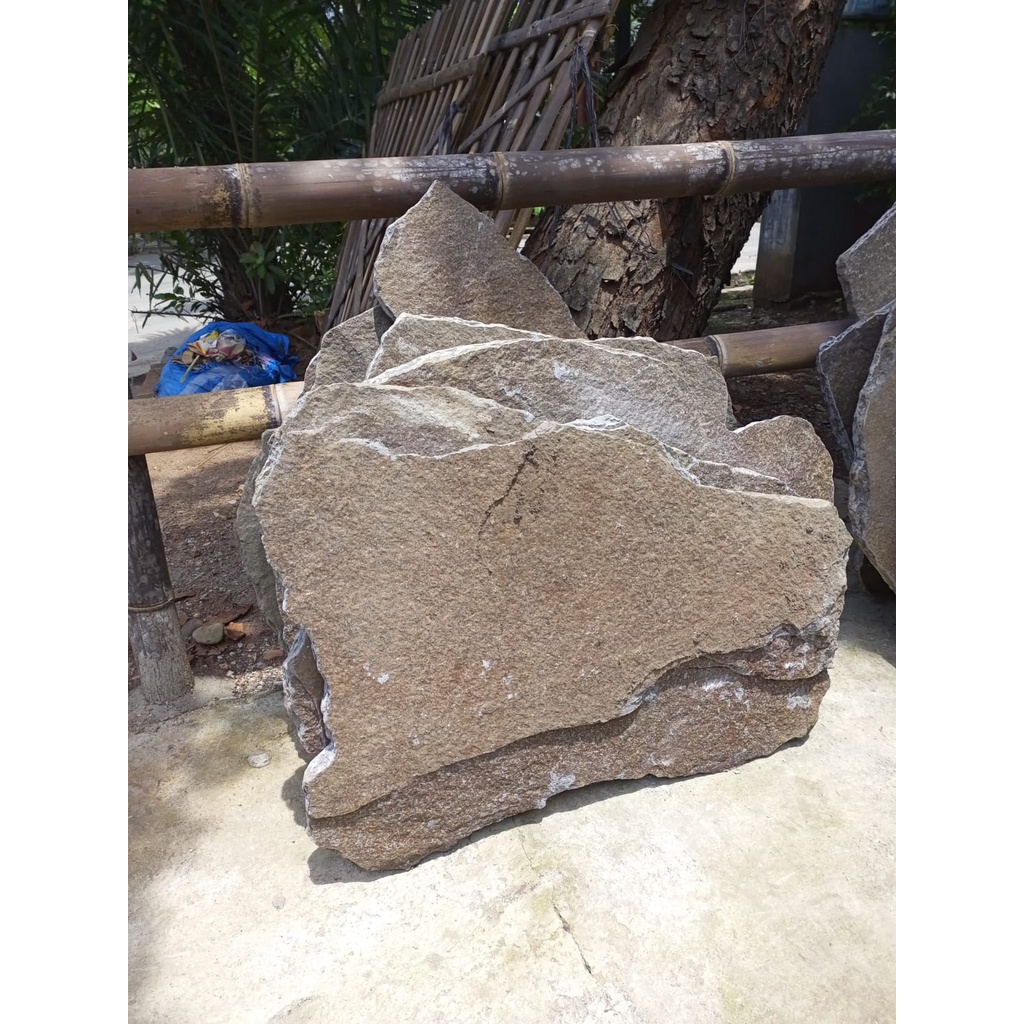 Jual Batu Alam Lempeng Bukit Tebal 5 cm | Shopee Indonesia