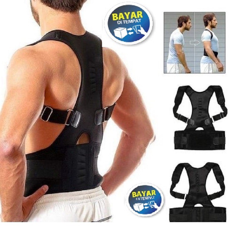 Jual Penyangga Punggung Shoulder Back Support Belt Posture Corrector Korset Indonesia|Shopee ...
