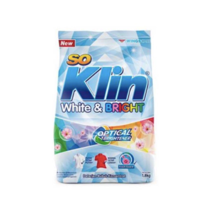 So Klin Powder Detergent White Bright 1.8 kg | Shopee Indonesia