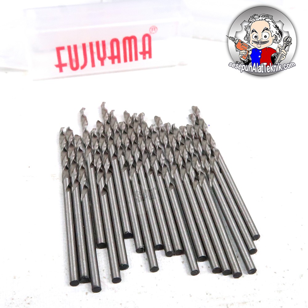 Jual Mata Bor Besi HSS 2mm FUJIYAMA / Mata Bor Besi 2 mm FUJIYAMA ...