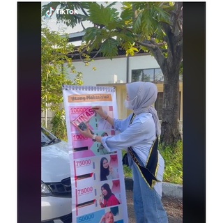 Jual STICKER banner spanduk wisuda LUNAS/LULUS TRANSPARAN harga satuan ...