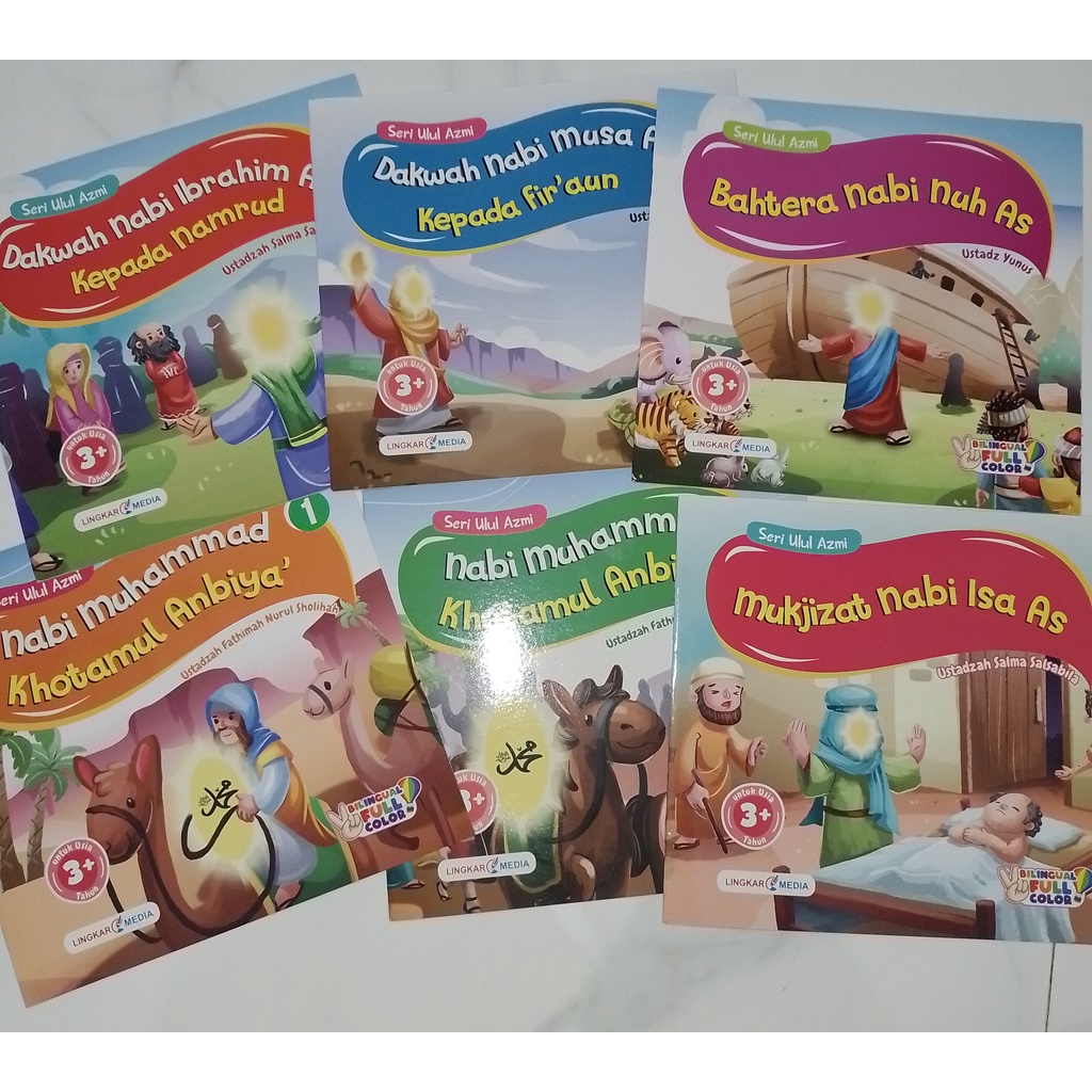 Jual Buku Cerita Anak - Seri NABI ULUL AZMI - LINGKAR MEDIA - DUA ...