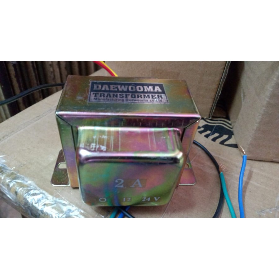 Jual Trafo Travo Step Up Step Down 220V/380V to 12V/24V 2A Original ...