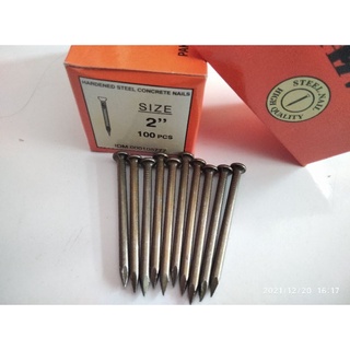 Jual paku tembok / paku dinding beton / daiwa 2 inch kuningan | Shopee ...