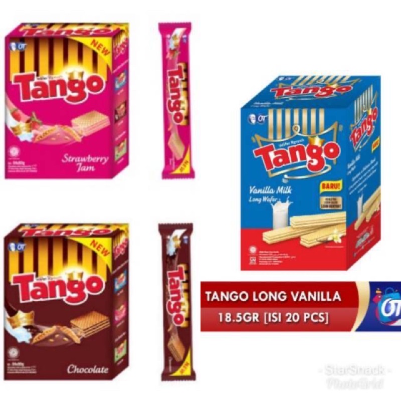 Jual Tango Wafer Coklat / Vanilla isi 20pcs | Shopee Indonesia