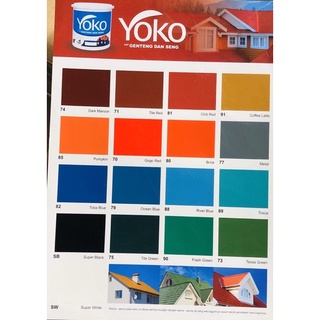 Jual Cat Genteng Yoko 4kg | Shopee Indonesia