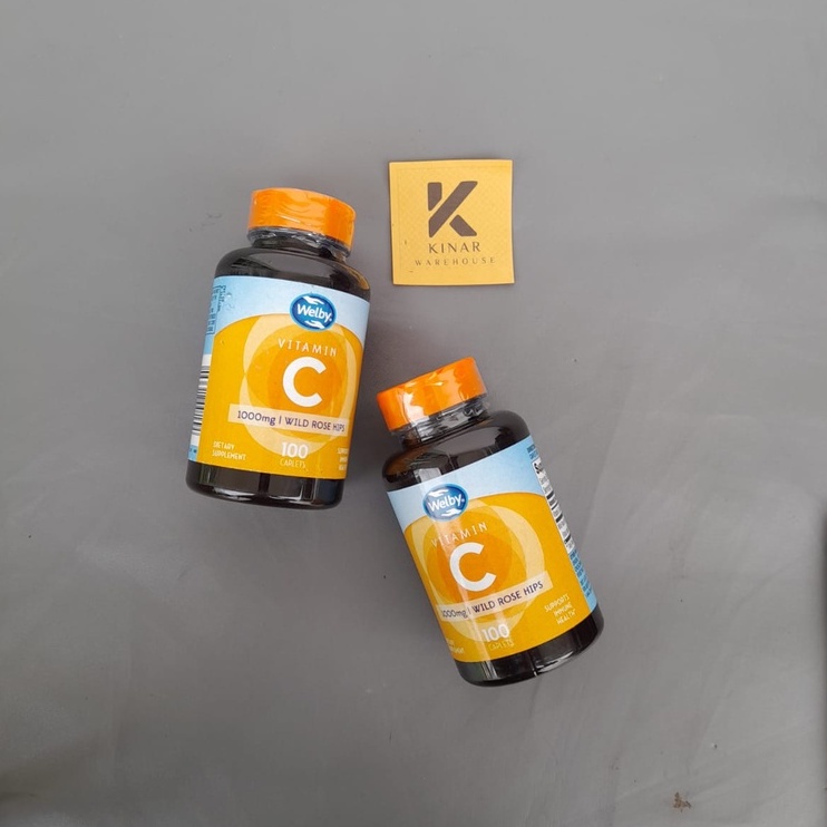 Jual Welby Vitamin C 1000mg 100caplets ORIGINAL | Shopee Indonesia