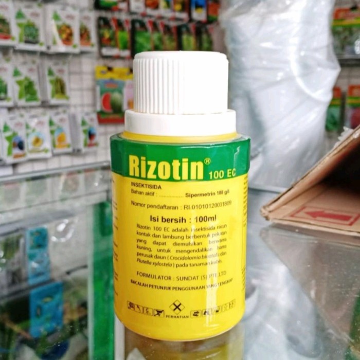 Jual Rizotin 100EC 100ml Insektisida Pembasmi Hama Serangga Dan Ulat ...