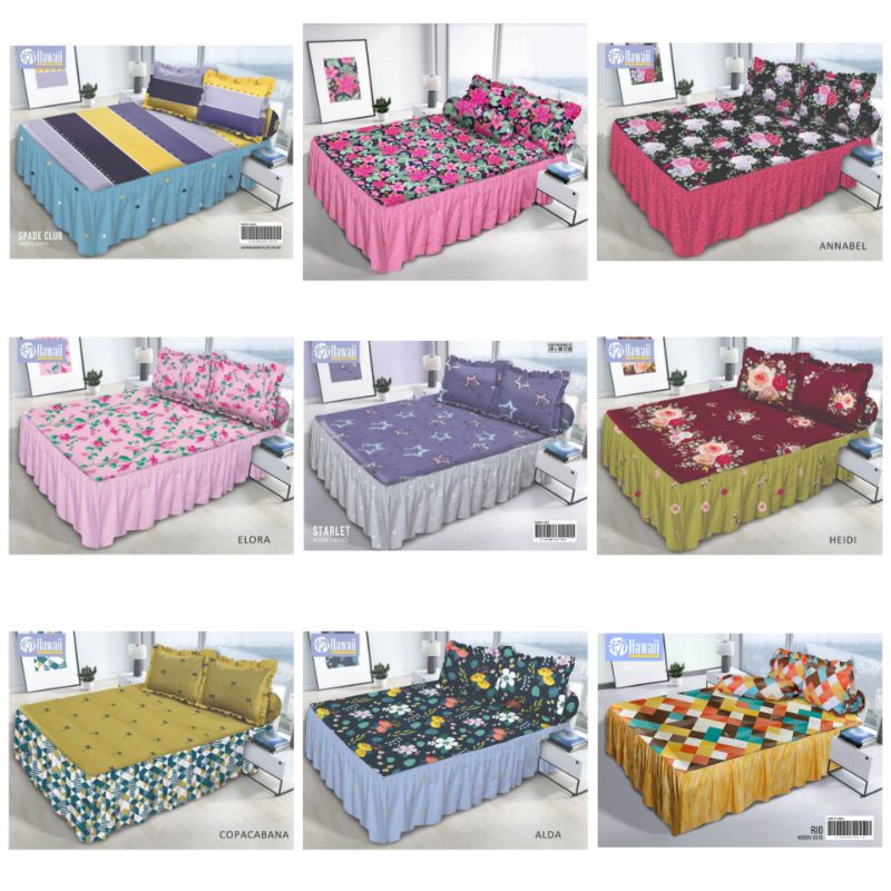 Jual SPREI RUMBAI HAWAII UKURAN 180 x 200 (KING SIZE) Indonesia|Shopee ...