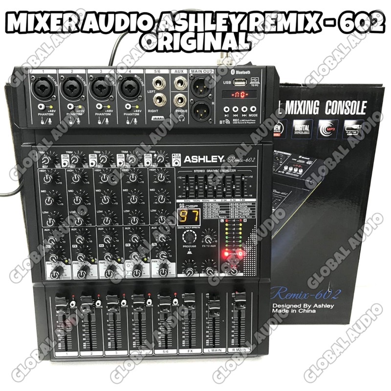 Jual Mixer Audio Ashley Remix 602 Original 6channel remix602 Mixing 6 bagus ( Bisa COD ...