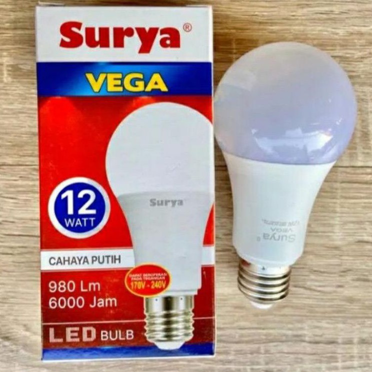 Jual Lampu LED, LED Lamp SURYA VEGA 12Watt - (GARANSI 1 TAHUN) | Shopee Indonesia