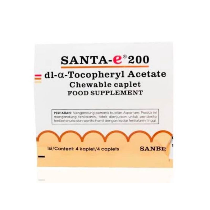 Jual Santa E 200 IU 4 Kap | Shopee Indonesia