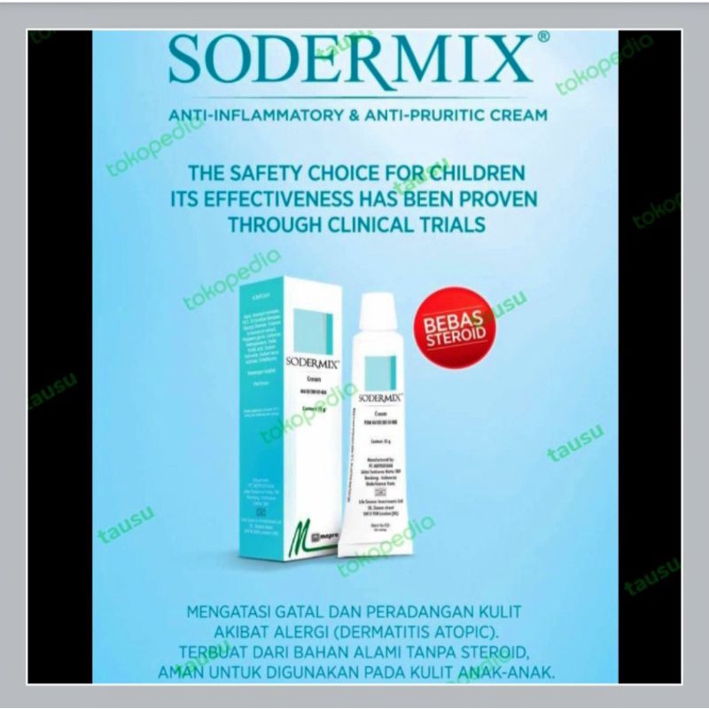 Jual SODERMIX CREAM DERMATITIS ATOPIC RUAM POPOK | Shopee Indonesia
