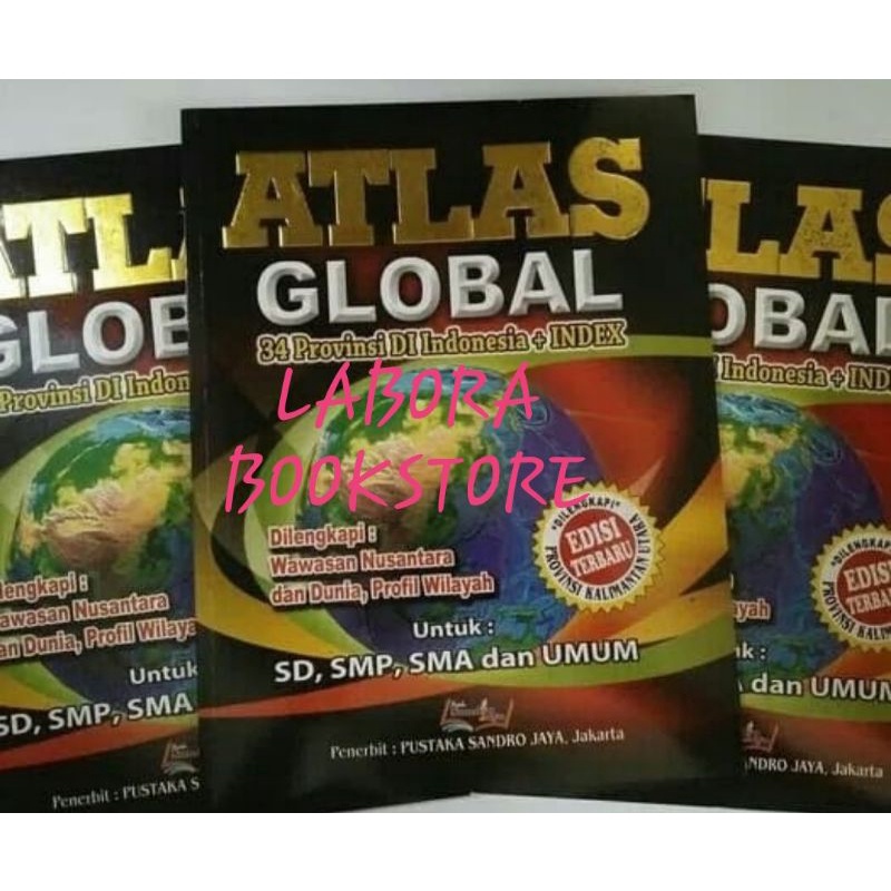 Jual ATLAS GLOBAL INDEKS 34 PROVINSI UK BESAR | Shopee Indonesia