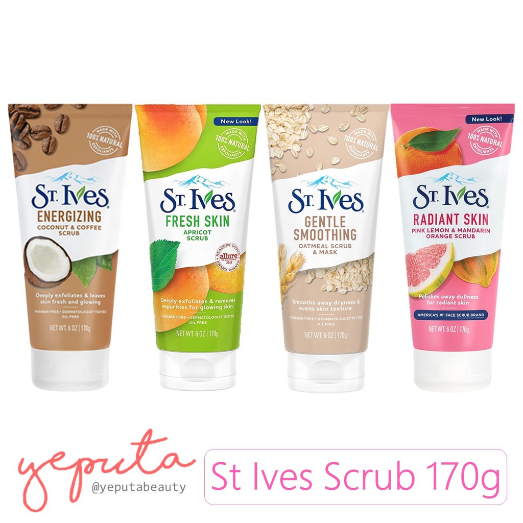 Jual St. Ives Exfoliation Scrub 170 g New Look | Shopee Indonesia