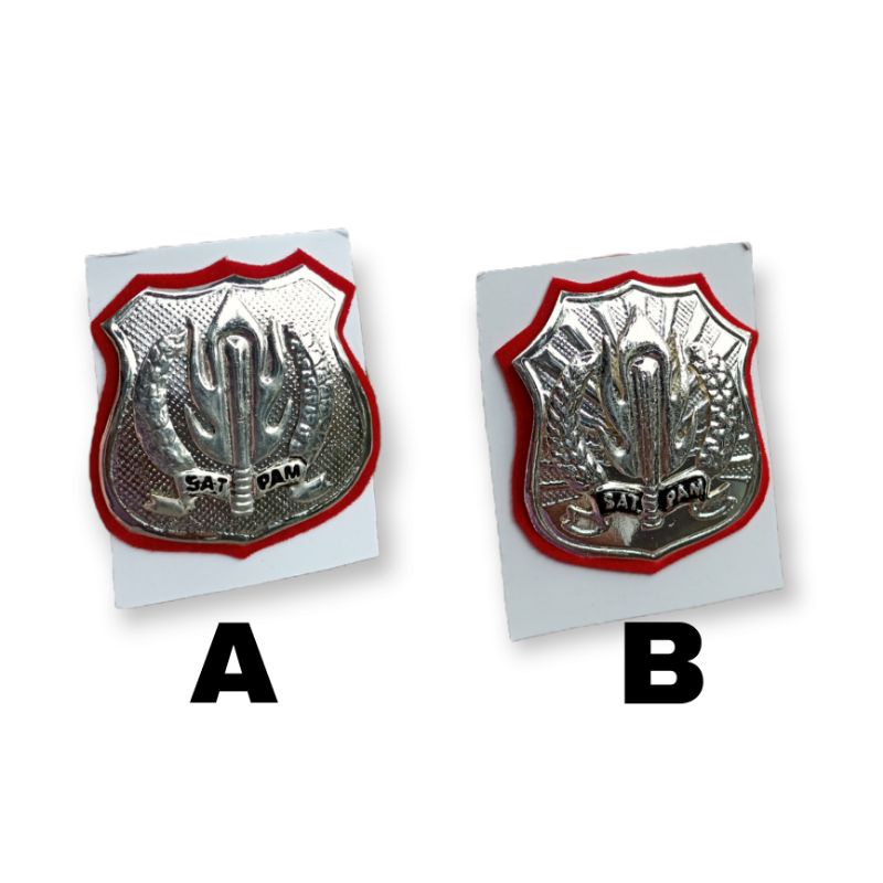Jual LENCANA PIN KEWENANGAN SATPAM SECURITY TERBARU WARNA SILVER ...