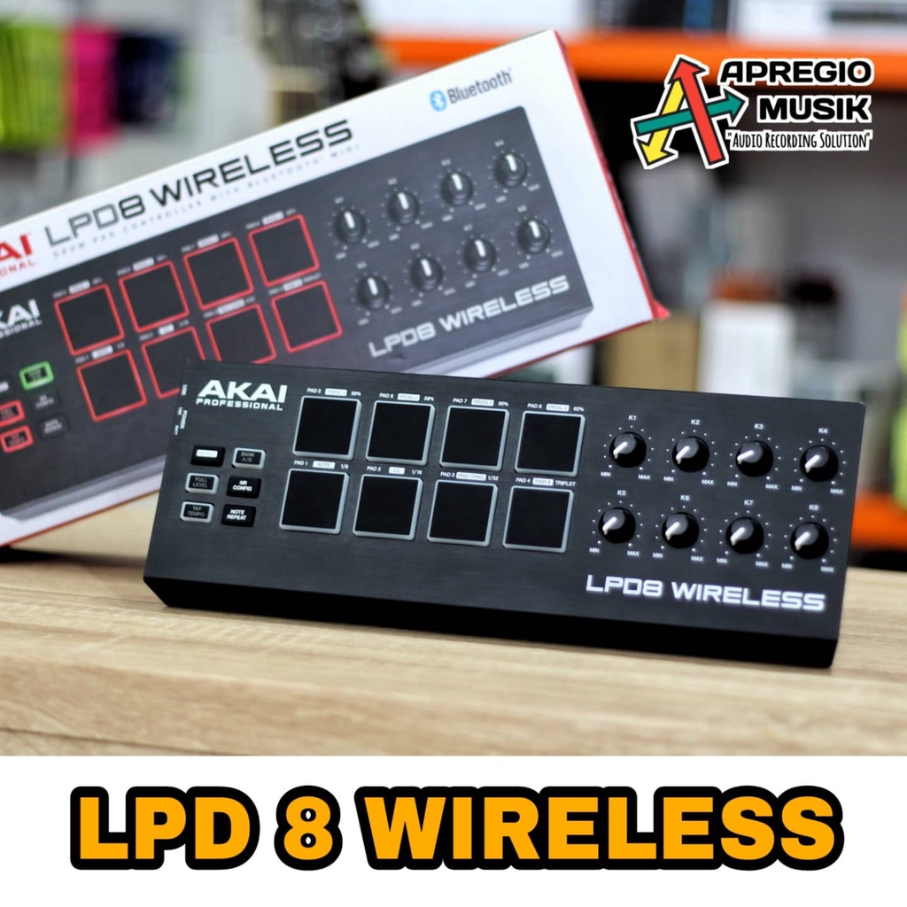 Jual Akai Professional LPD8 LPD 8 Wireless With Pad Controller | Shopee ...