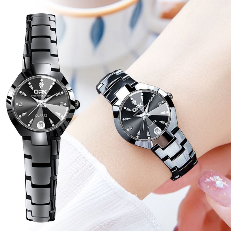 Jual (COD) Jam Tangan OPK Wanita Dan Pria Original Rantai Kecil Import ...