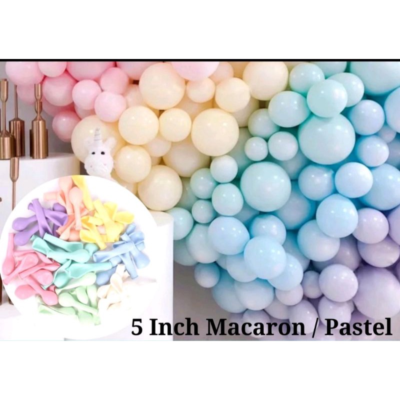 Jual Balon Macaron 5 Inch SATUAN | Balon Pastel 5 Inch SATUAN | Shopee ...