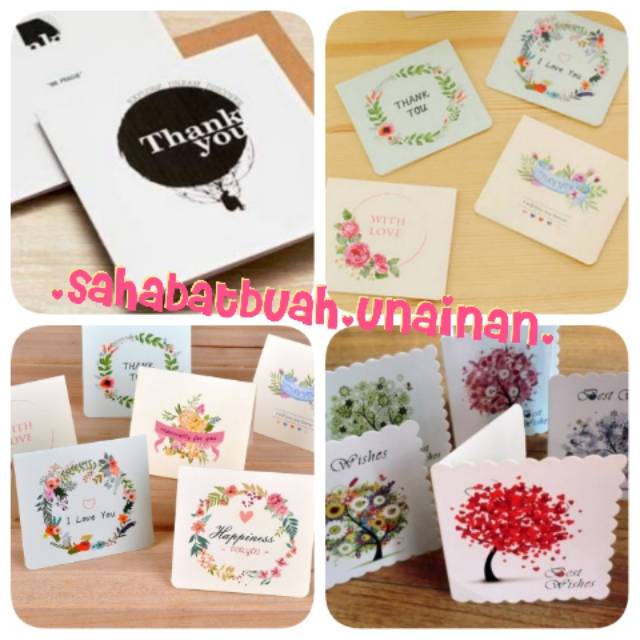 Jual kartu ucapan parcel | Shopee Indonesia