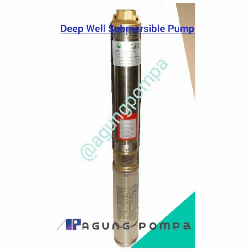 Jual Pompa Air Celup Deep Well Submersible Pump HCL 3 inch 0,33 HP 220 ...