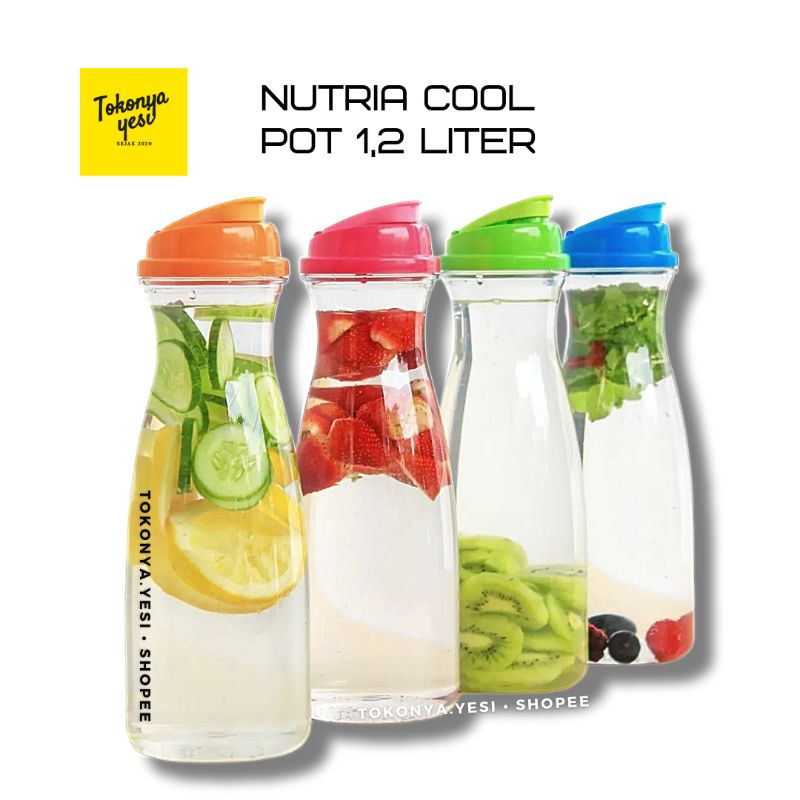 Jual Lion Star Botol Kulkas / Botol Air Kulkas / Botol Air Serbaguna 1200 Ml Nutria Cool Pot L ...