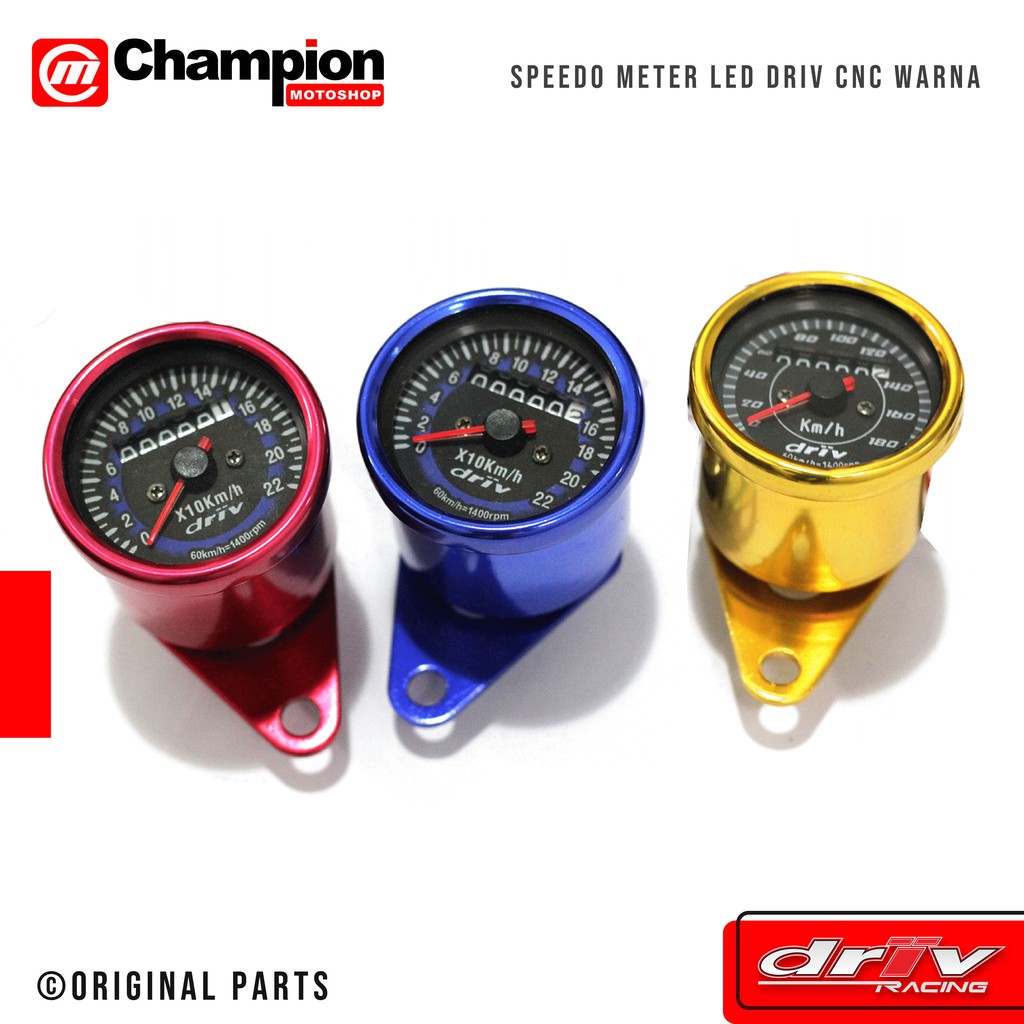 Jual Speedometer Motor Universal Full Cnc Analog Driv | Shopee Indonesia