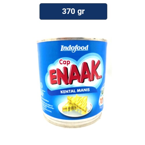 Jual Cap Enaak Krimer Kental Manis Plain 370 gr | Shopee Indonesia