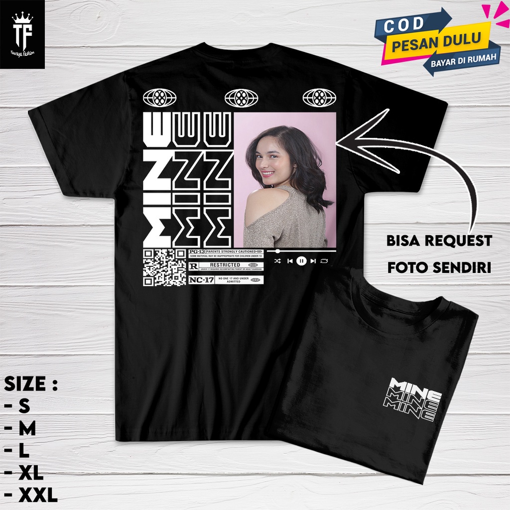 Jual SEHARI JADI! CUSTOM REQUEST KAOS BUCIN STREETWEAR "MINE" TSURAYA FASHION BISA REQUEST PAKAI ...
