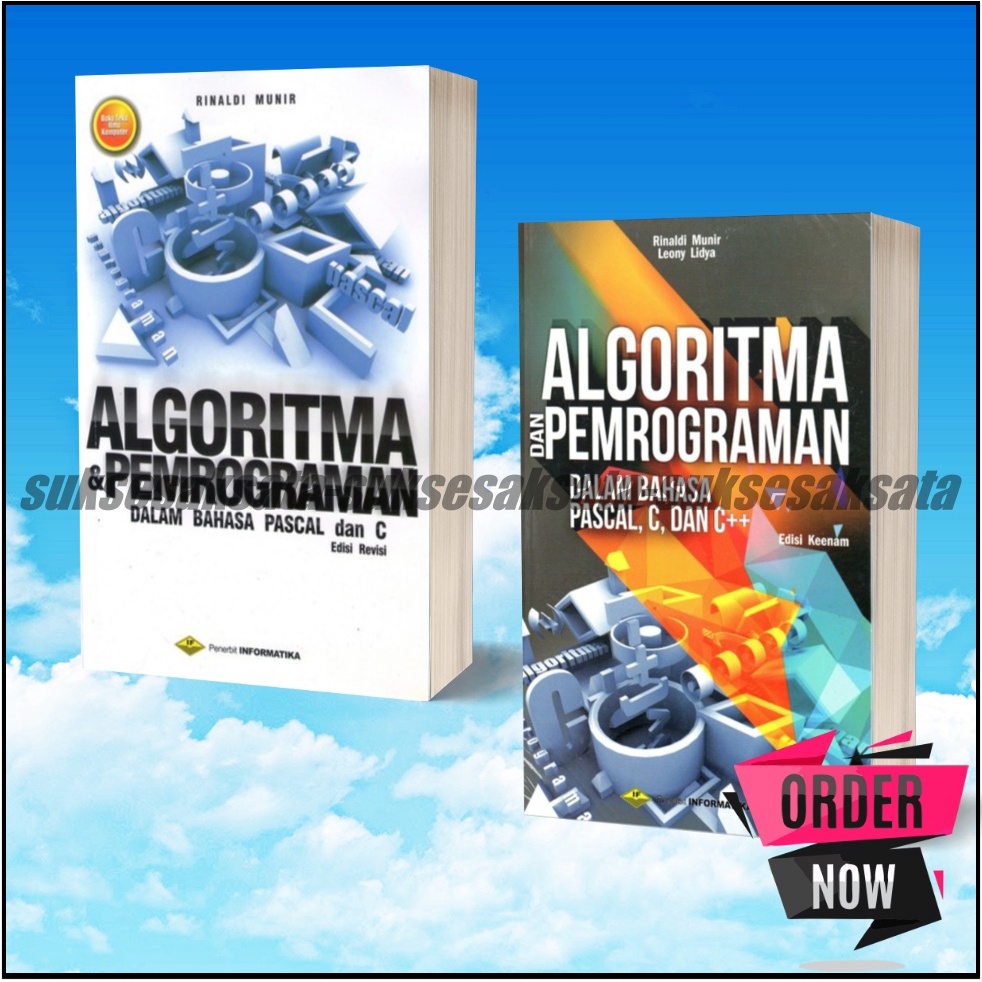Jual ALGORITMA DAN PEMROGRAMAN Dalam Pascal Edisi keenam dan edisi ... Jual ALGORITMA DAN PEMROGRAMAN Dalam Pascal Edisi keenam dan edisi ...