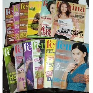 Jual Majalah Bekas Majalah FEMINA Edisi 2001 -2004 Majalah Femina edisi 2002 Majalah Femina ...