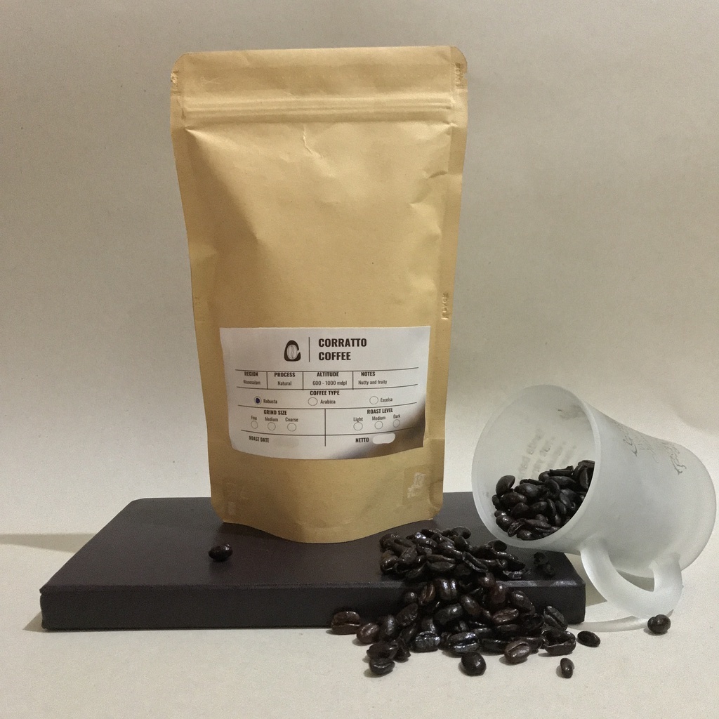 Jual Bubuk Kopi Robusta Single Origin Wonosalam 200G Corratto Coffee ...