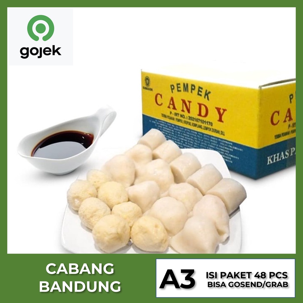 Jual Pempek Palembang Asli Candy Paket A3 (Isi 48Pcs) | Shopee Indonesia