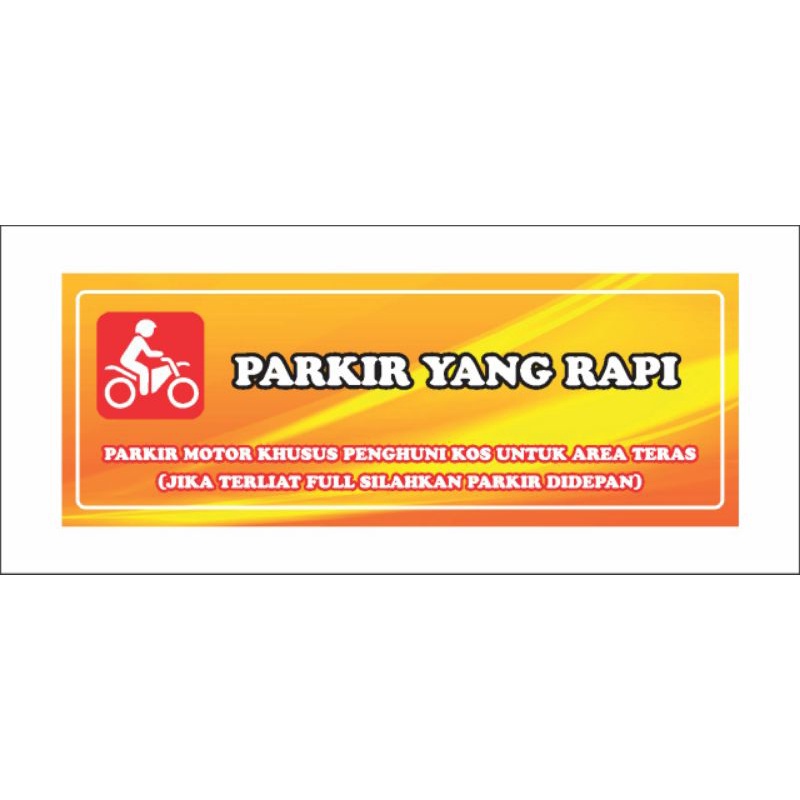 Jual Stiker Rapi Ditempat Parkir atau Area Parkir | Shopee Indonesia