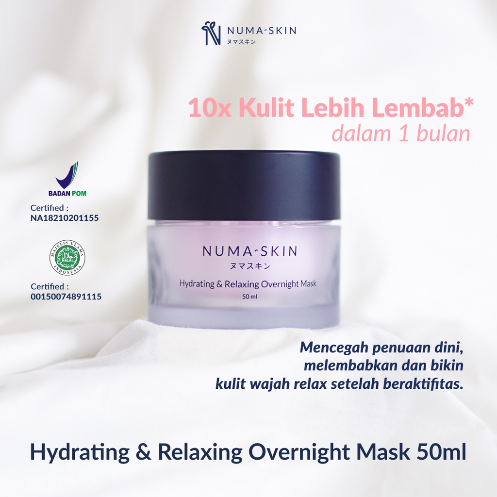 Jual Numa Skin Hydrating & Relaxing Overnight Mask 50ml | Shopee Indonesia