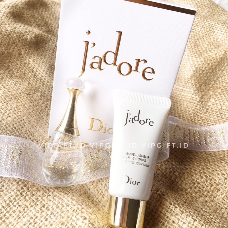 Jual ORIGINAL DIOR JADORE INFINISSIME JOY Gift Set Parfum & Bodymilk ...