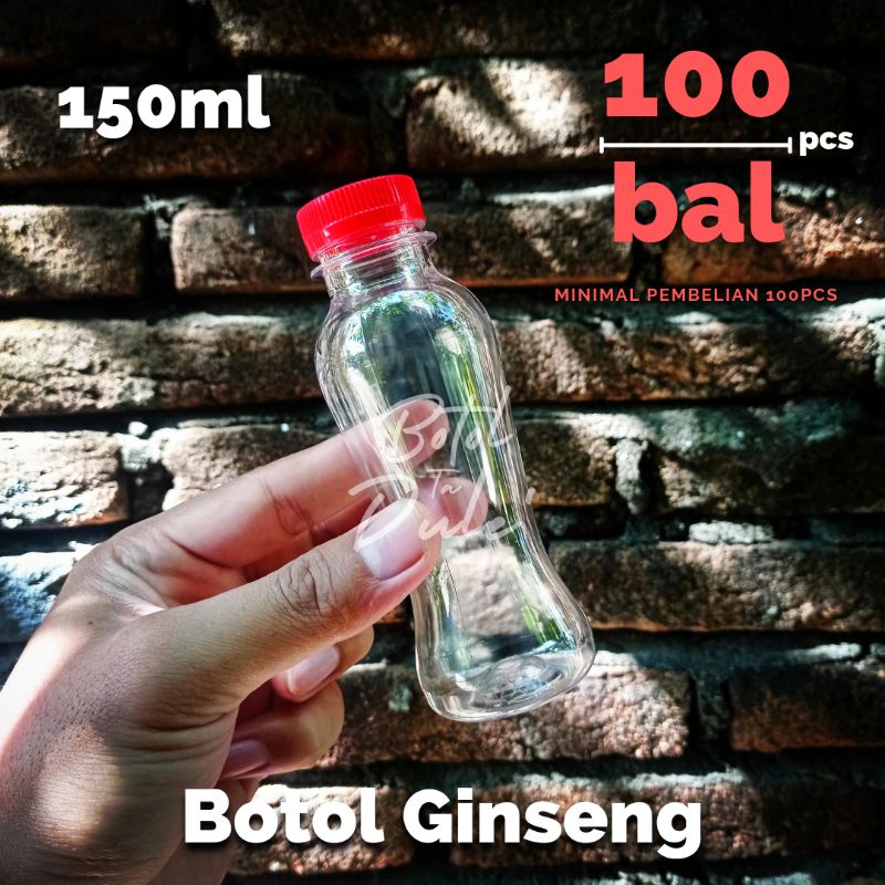 Jual Botol 150ml Ginseng / Botol Ginseng 150ml / Botol Plastik 150ml ...