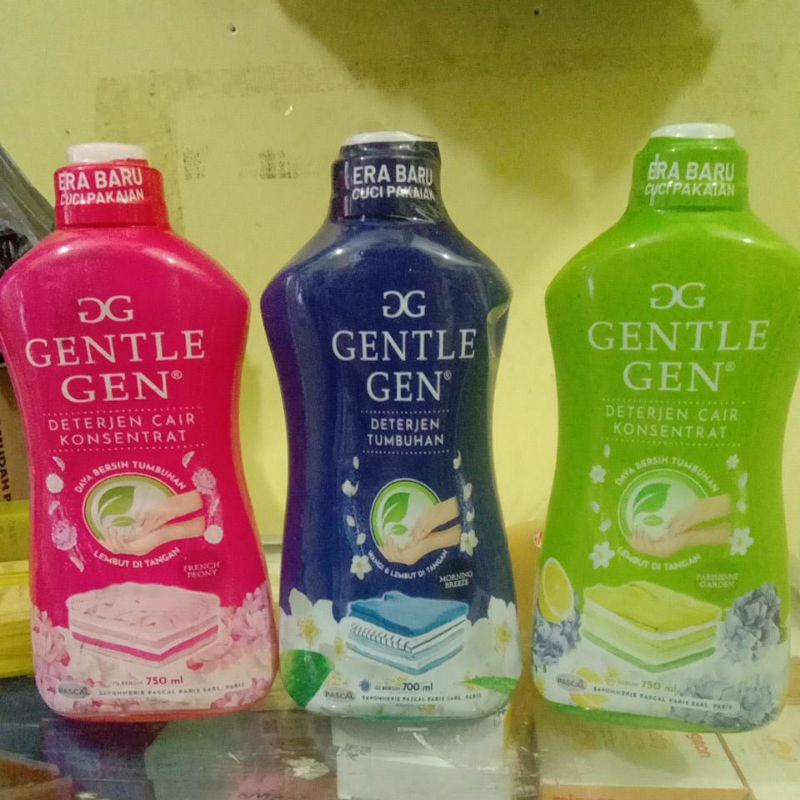Jual gentle gen deterjen cair 750 ml | Shopee Indonesia