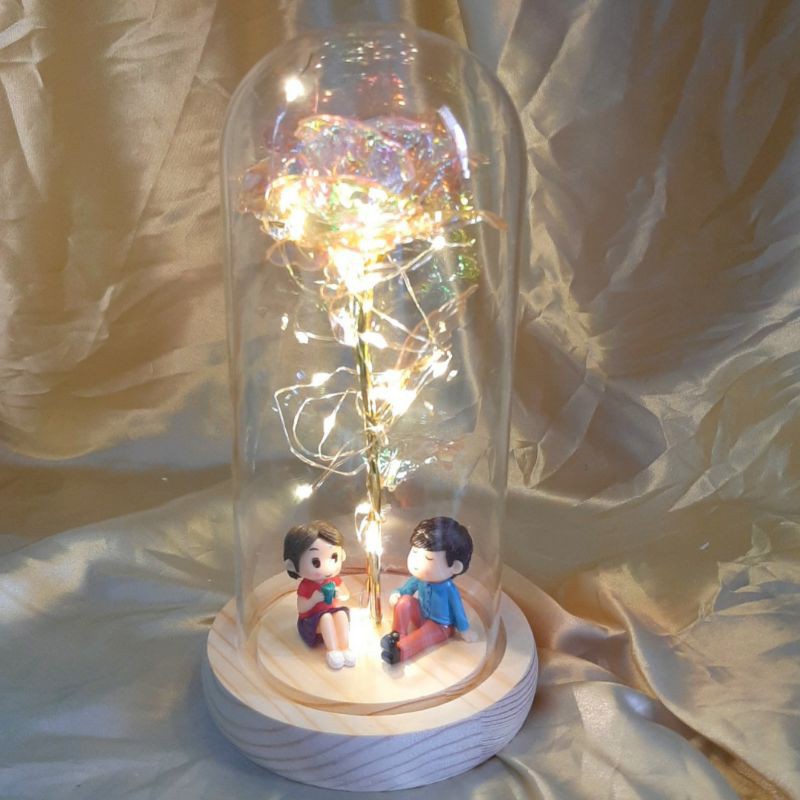Jual Lampu Kubah Bunga - Flower Lamp - Lampu Bunga Miniature Couple ...