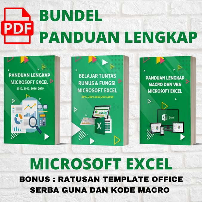 Jual populer] Bundel Panduan Lengkap - Rumus - Fungsi - Macro - VBA Microsoft Excel | Shopee ...