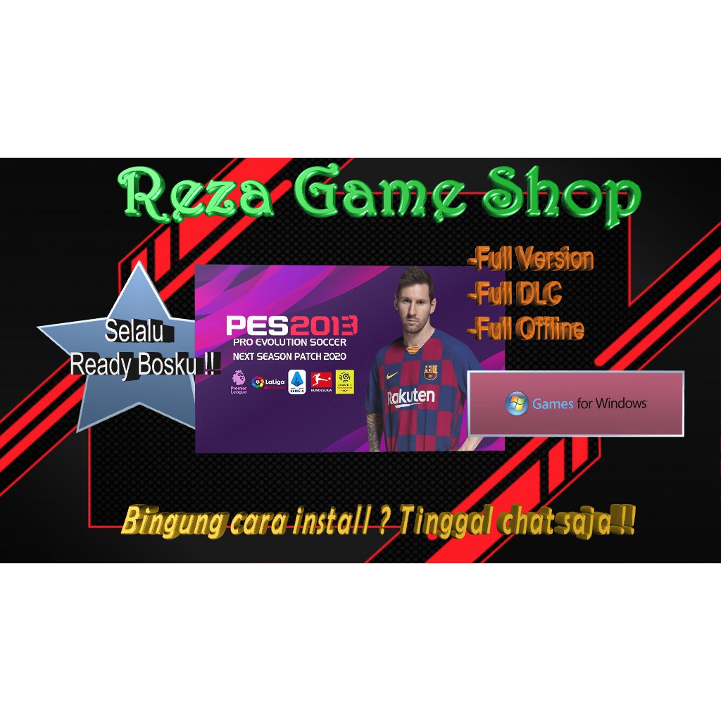 Jual PES 2013 dan Patch terbaru Full DVD Game PC | Shopee Indonesia