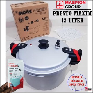 Jual Panci presto maxim 12 liter pressure cooker maspion Original ...