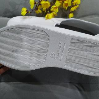 Sepatu karet pantofel putih / sepatu apd /sepatu karet putih/sepatu att ...