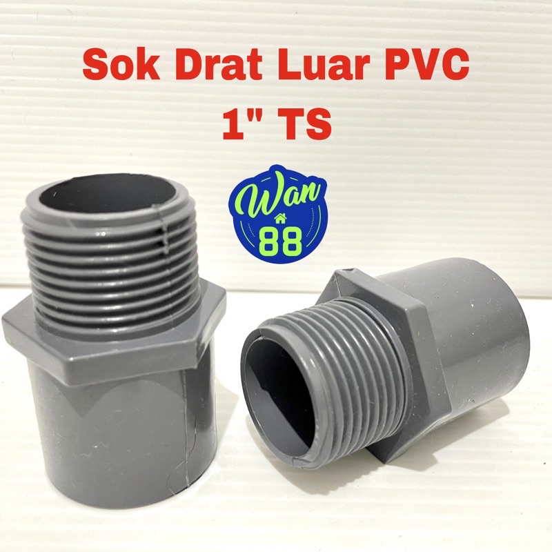 Jual Sok drat luar PVC Jaya TS 1" Valve socket PVC | Shopee Indonesia