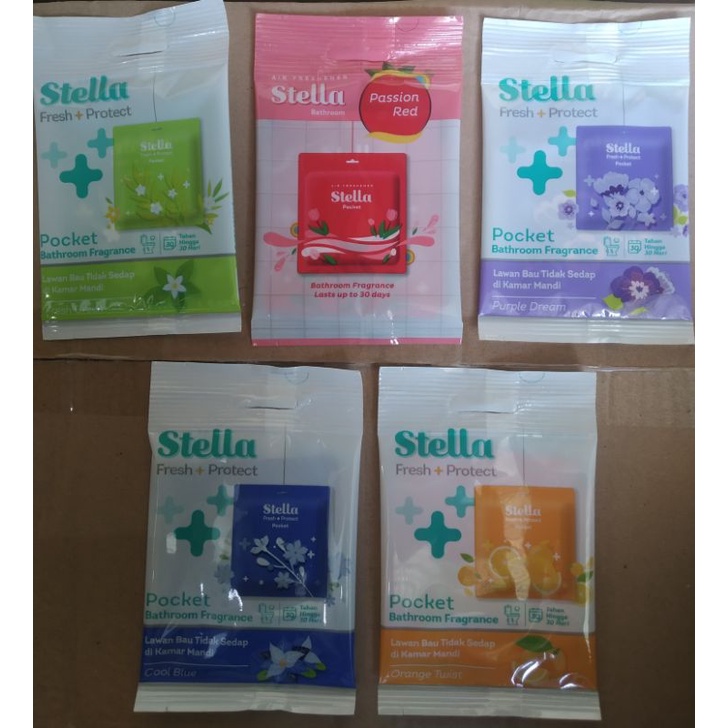 Jual Stella Pocket Bathroom 10gr Fresh & Protect NEW/Pengharum Kamar ...